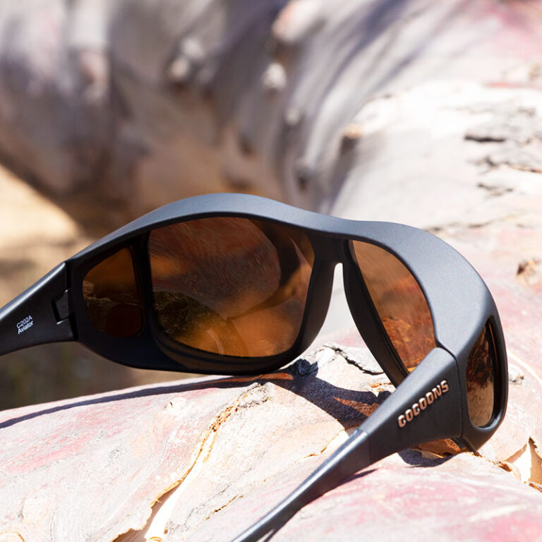 Aviator (XL) Black Polarized Amber| Cocoons
