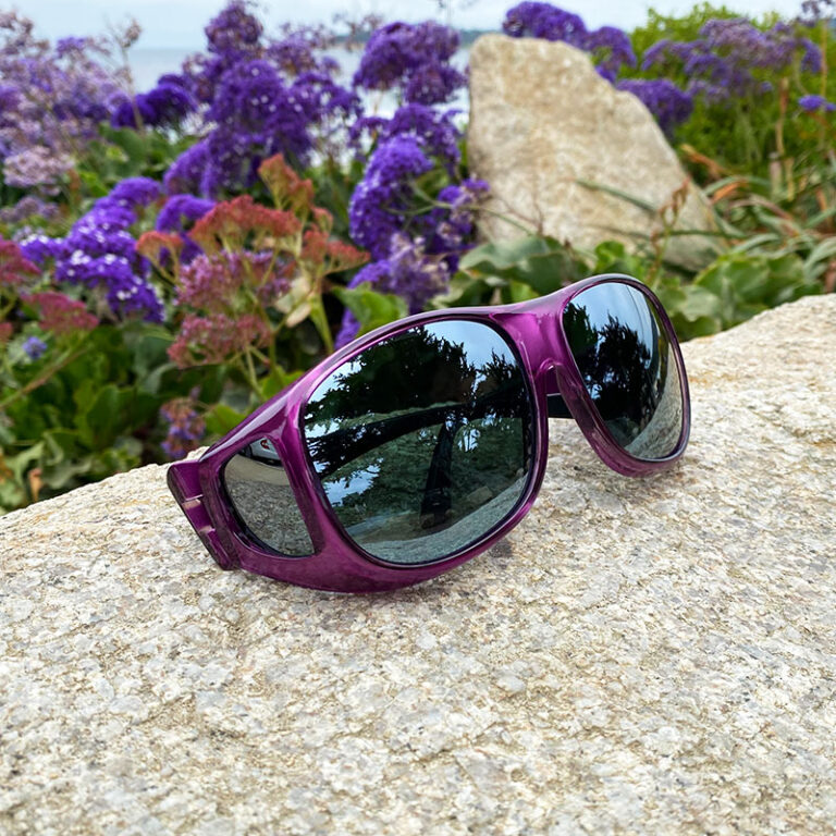Pilot (L) Amethyst Polarized Silver Mirror| Cocoons