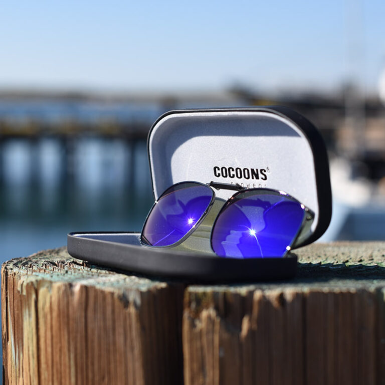 Clip-Ons REC1-54 Gunmetal Polarized Blue Mirror | Cocoons
