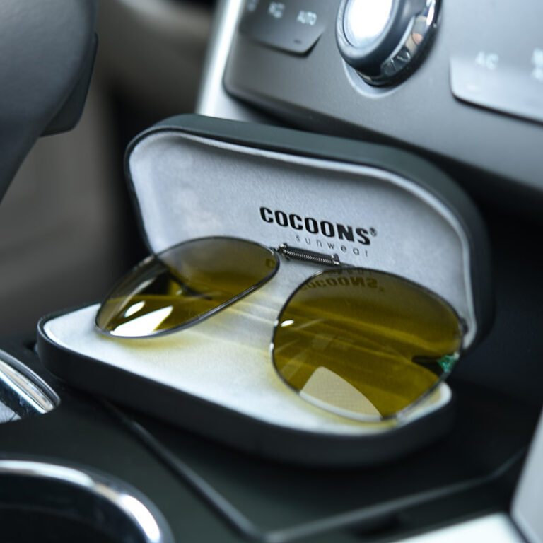 Clip-Ons SQR3-57 Gunmetal Polarized Yellow| Cocoons