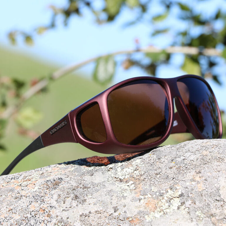 Aviator (XL) Burgundy Polarized Amber| Cocoons