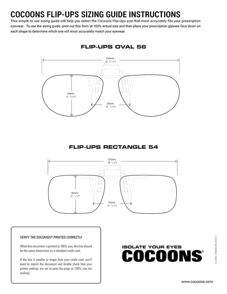 Clip-Ons Size Finder | Cocoons
